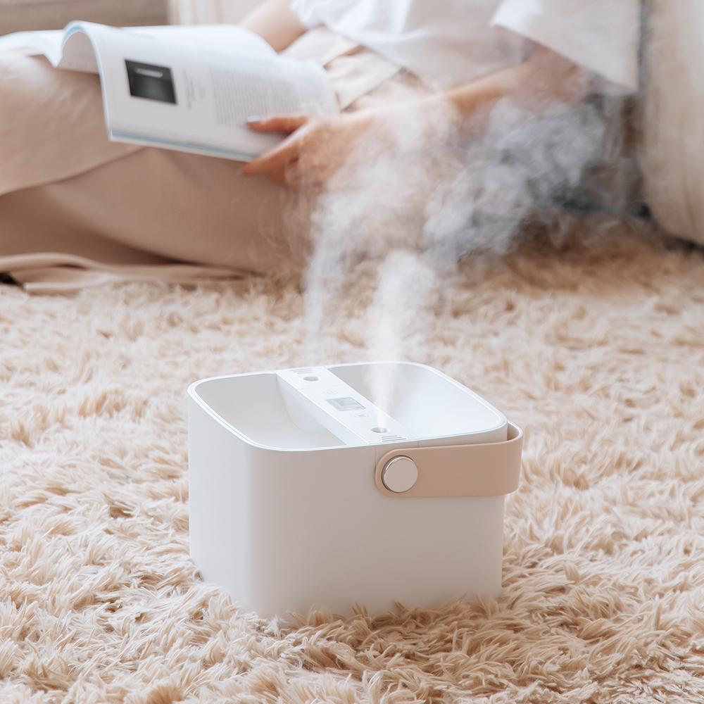 Portable Ultrasonic Air Humidifier Double Spray Handheld Rechargeable ...
