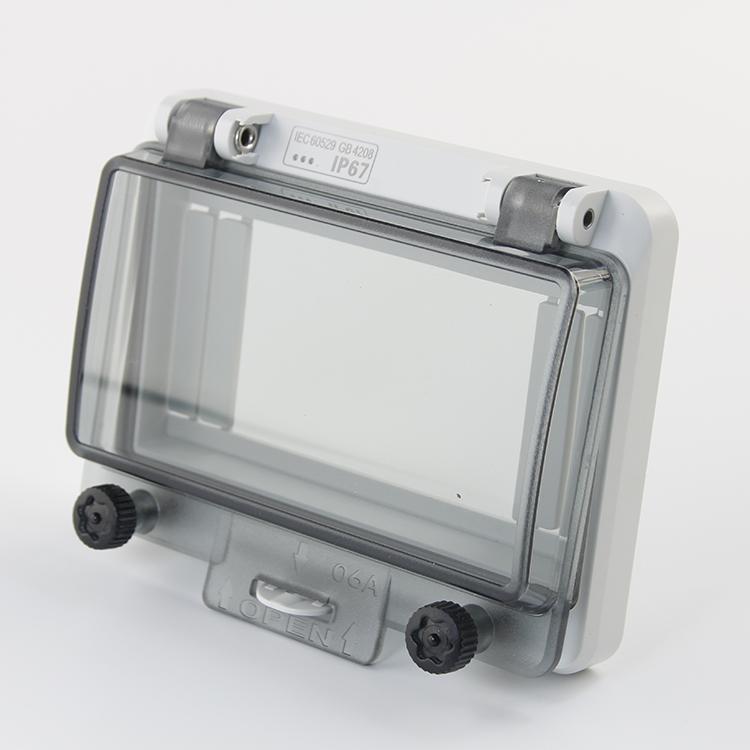 Hot Sell Grey IP67 6 Way Waterproof Transparent Protective Window Hood ...
