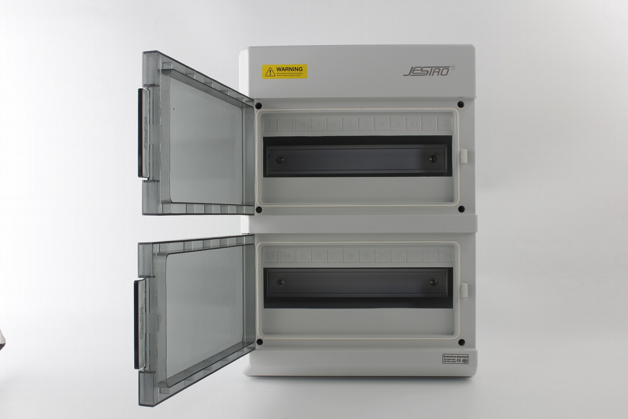 Portable industrial waterproof 24way electrical power mcb distribution ...