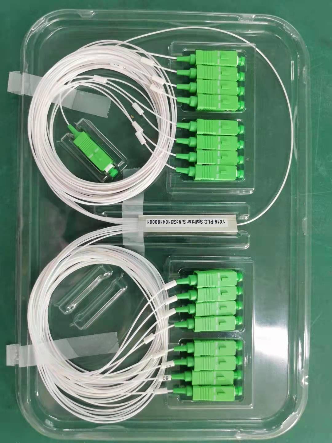 SC/UPC 1: 8 Fiber Optic PLC Splitters - GH08 - GUANGHONG (China ...