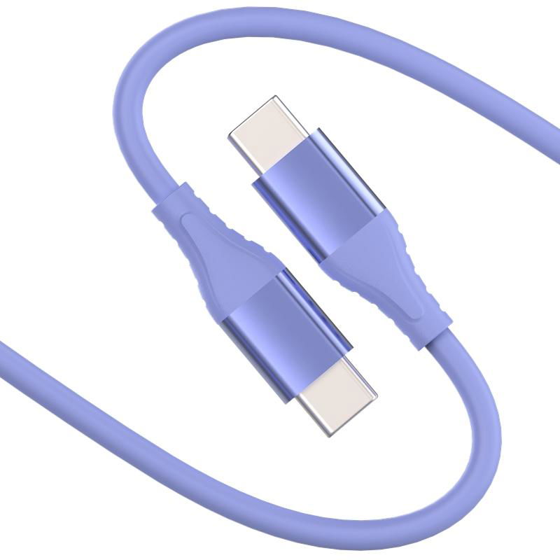 5A EPR Soft-touch and tangle-resistant 240W Silicone USB-C to USB-C ...