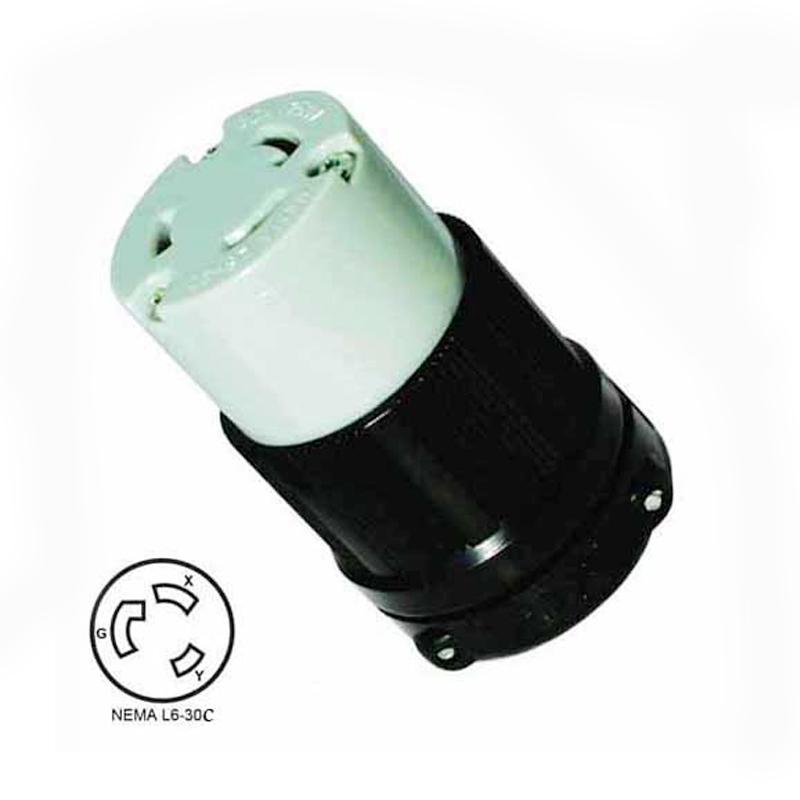 NEMA L6-30R WJ-9331B American industrial socket UL anti-drop socket ...