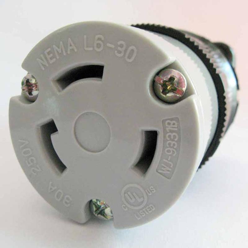 NEMA L6-30R WJ-9331B American industrial socket UL anti-drop socket ...