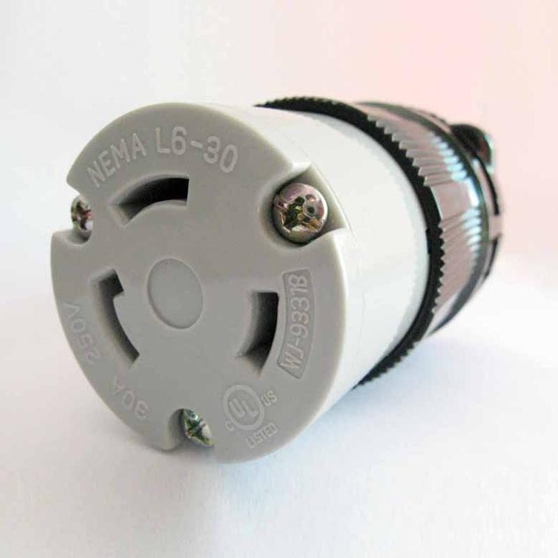 NEMA L6-30R WJ-9331B American industrial socket UL anti-drop socket ...