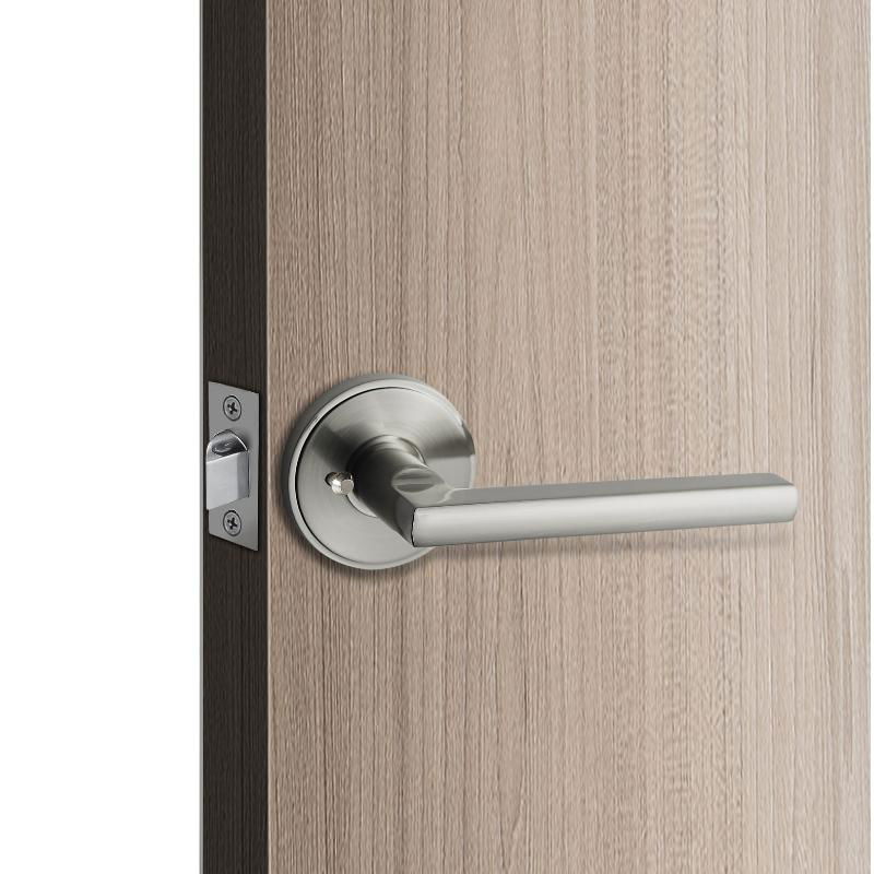 Heavy Duty Privacy Door Lever Handle Lock Unique Push Button Design ...