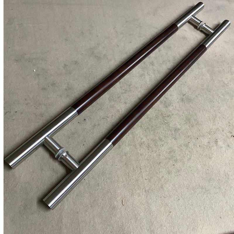 Contemporary Wooden Grip Double-Sided Ladder Style Push-Pull Door ...