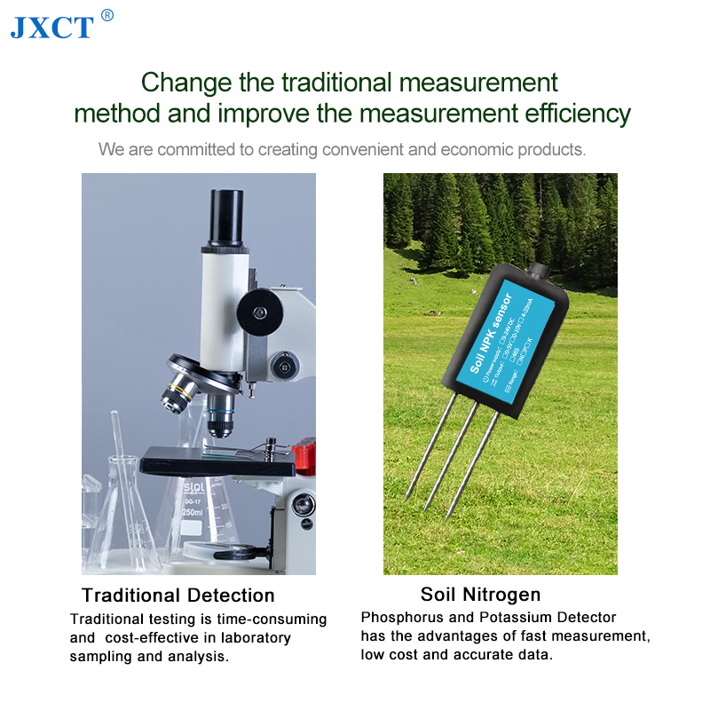 [JXCT] Soil NPK sensor Soil multiparameter tester agricultural nutrient ...