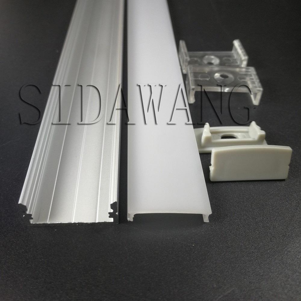 10mm deep surfaced led aluminum profile channel perfil de aluminio led ...