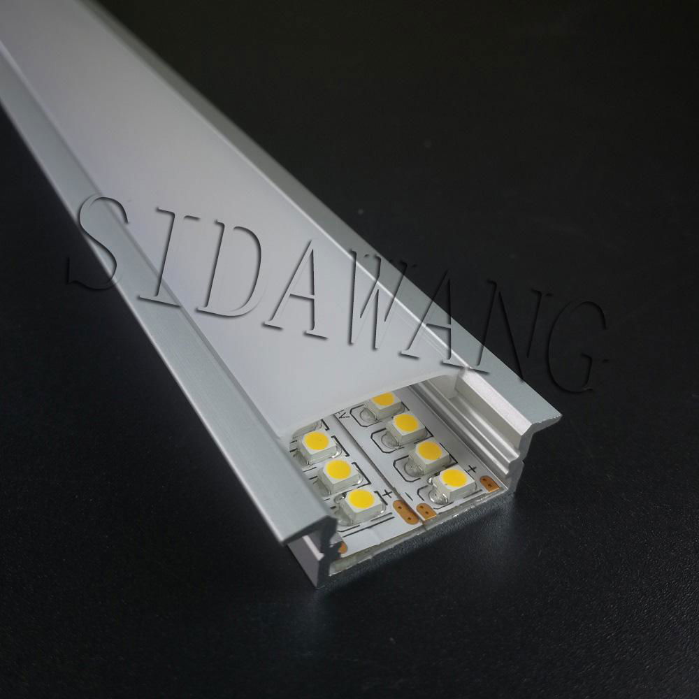 10mm deep recessed led aluminum profile channel perfil de aluminio led ...