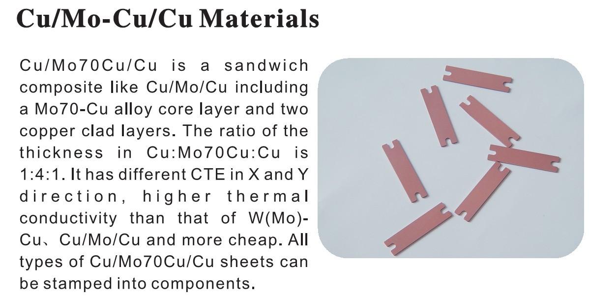 Cu/Mo-Cu/Cu(CPC) Materials (China Manufacturer) - Other Electrical ...