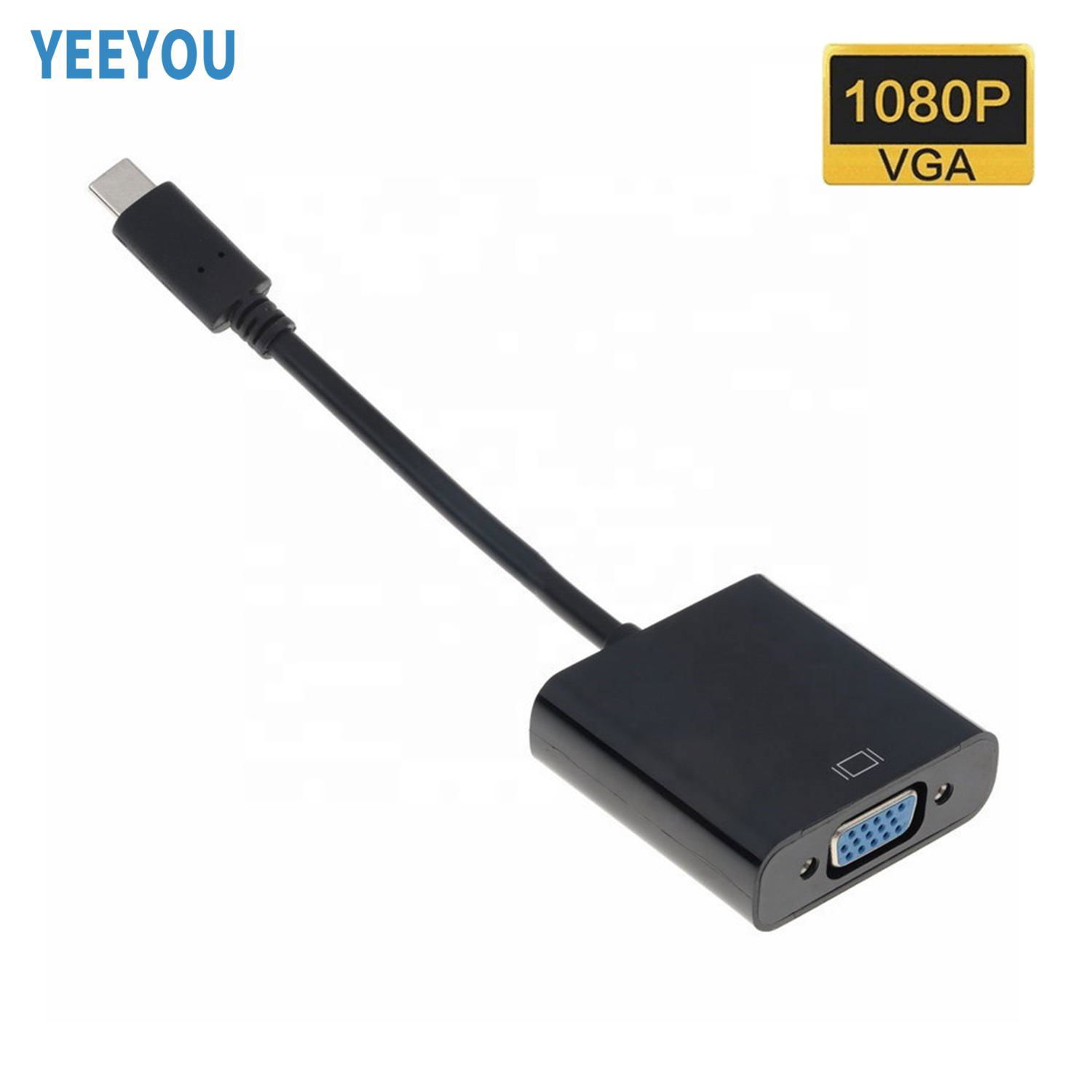 Type C to Female VGA Adapter - YEEYOU (China Manufacturer) - Audio ...