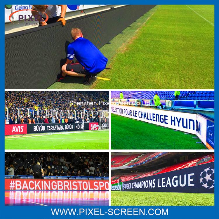 P6 P8 P10 Fast Installation LED Advertising Boards Football Stadium ...