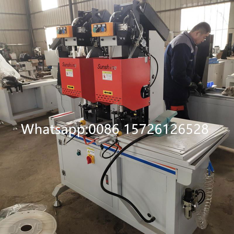 Two Head Automatic Screw Fastening Machine For Pvc Window And Door ...