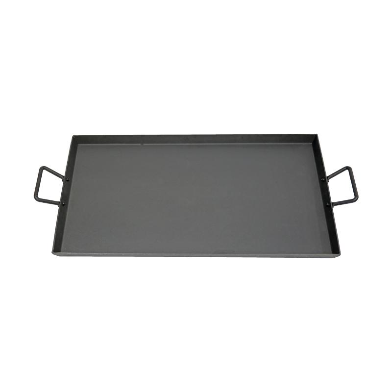Big Rectangular Carbon Steel Grill Pan with Pre-seasoned Oil Coating ...