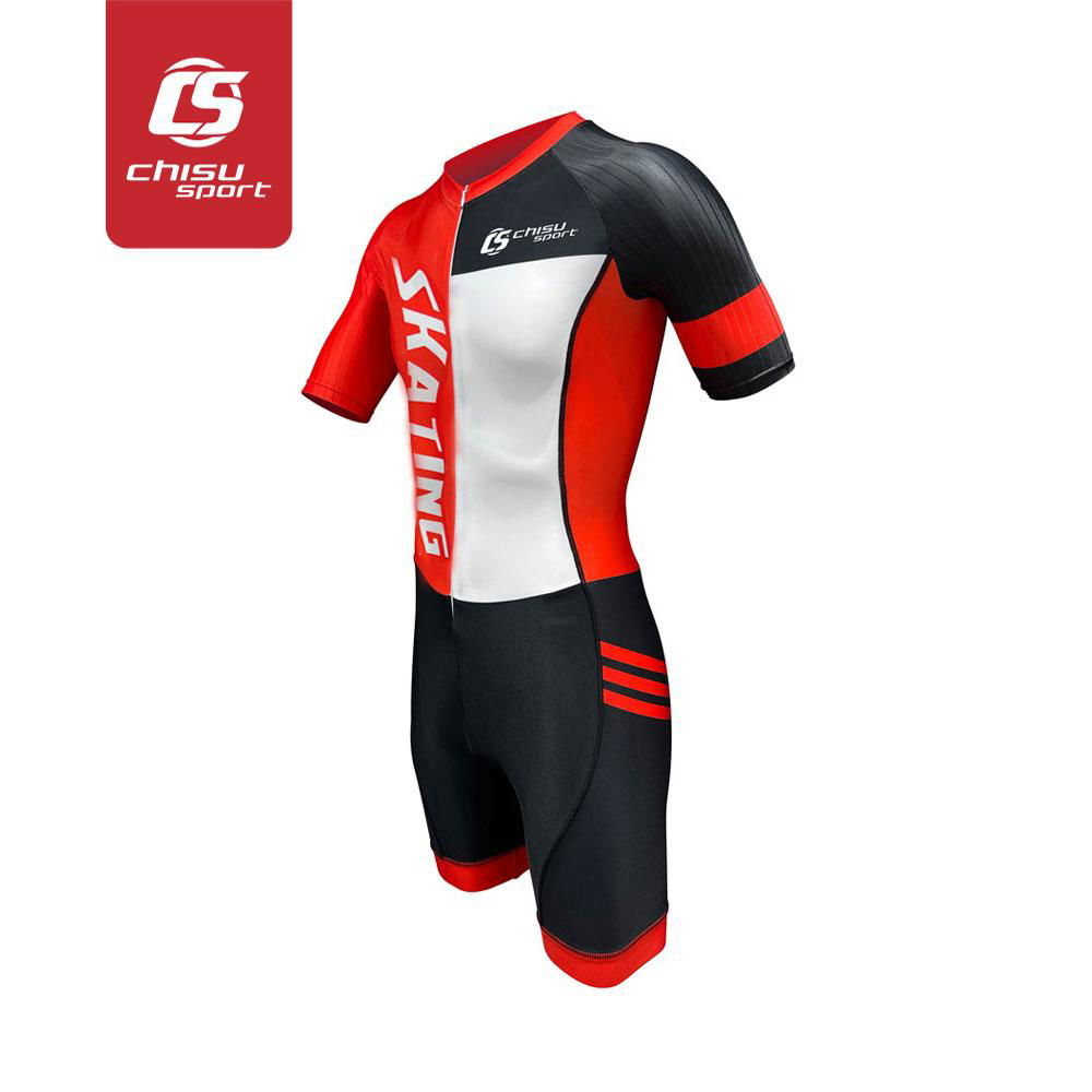 Chisusport Compression Inline Speed Skating Suit Cycling Skin Suit ...