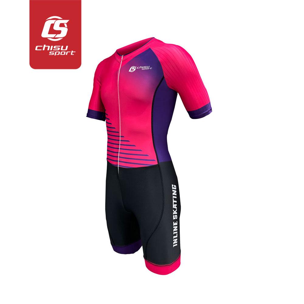 Chisusport Compression Inline Speed Skating Suit Cycling Skin Suit ...