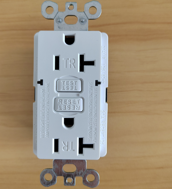 20A UL Ground Fault Circuit Interrupter, Outlet, Socket, Duplex GFCI ...
