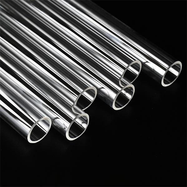 Heat Resistant Quartz Glass Cylinder Tube Fused Silica Transparent ...