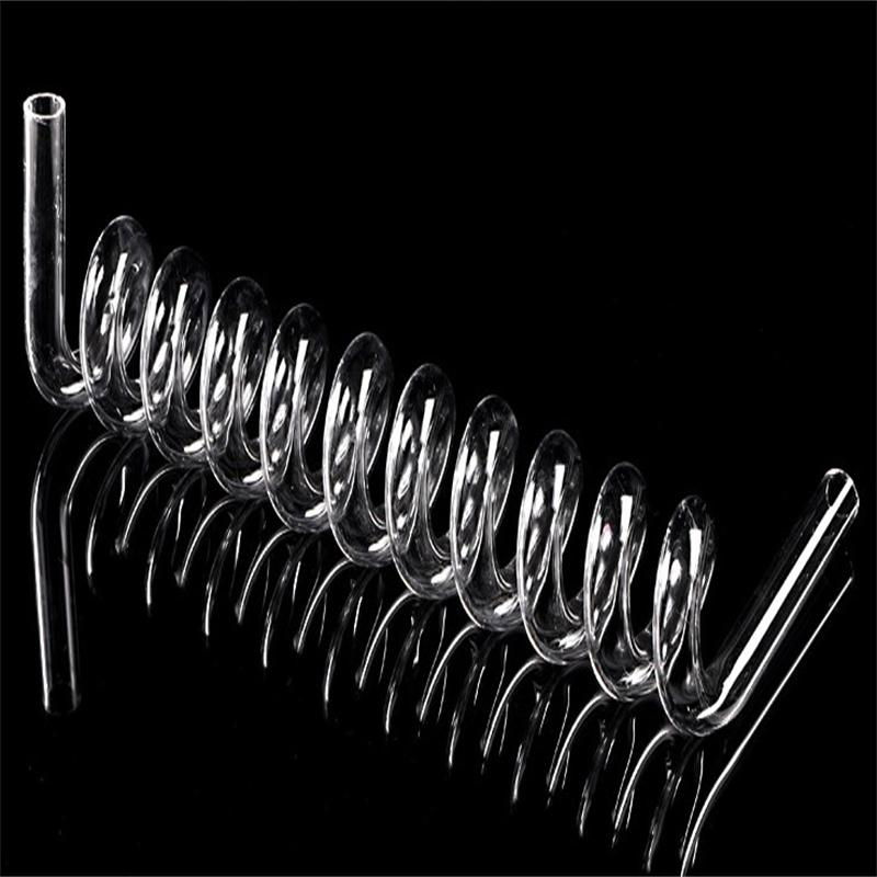 Spiral Quartz Tube Coiled Quartz Glass Pipe For Optical Instruments Lab ...