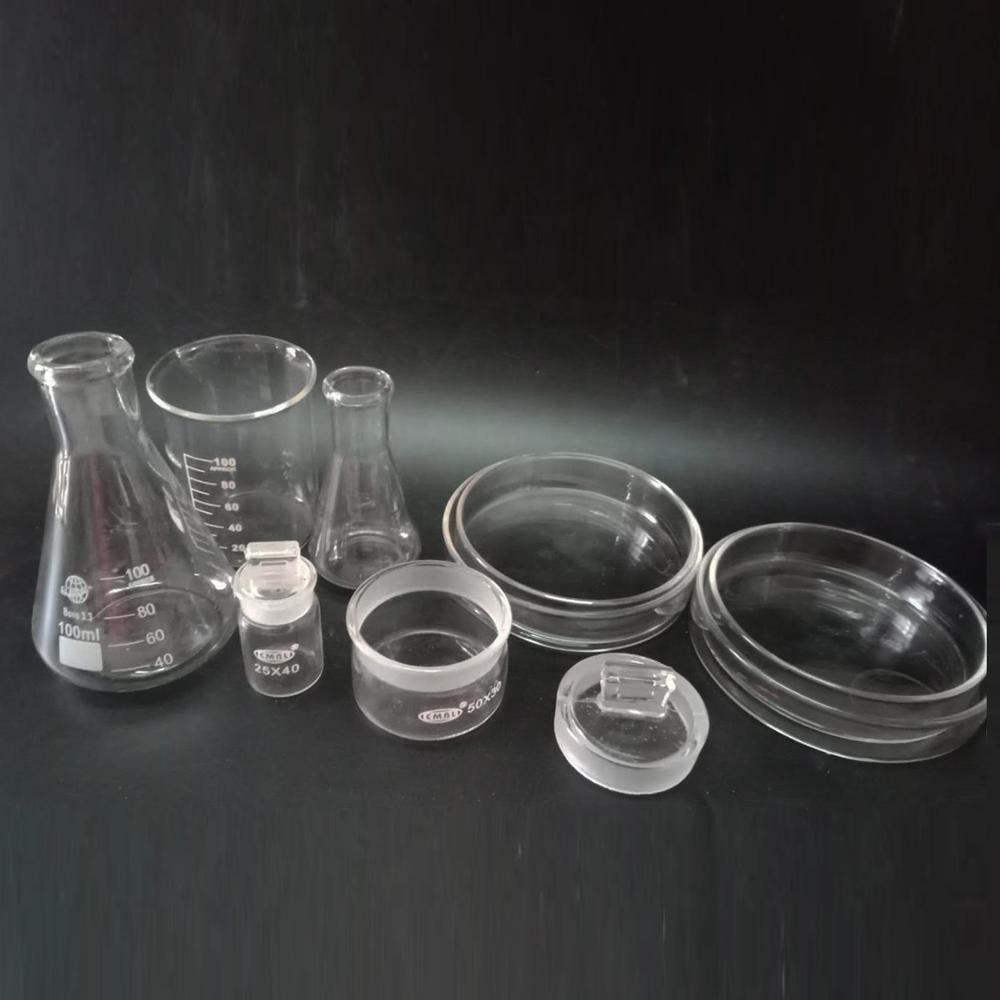 Chemistry Glassware Quartz Beaker Heat Resistant Quartz Glass Measuring ...