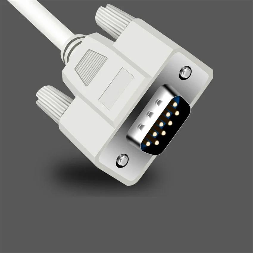 Serial RS232 connection line, 9-pin male to female to bus direct ...