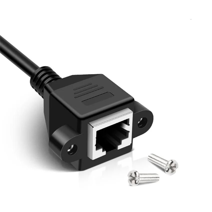 Pure copper RJ45 extension cable with ear, RJ45 extension cable - LRT ...