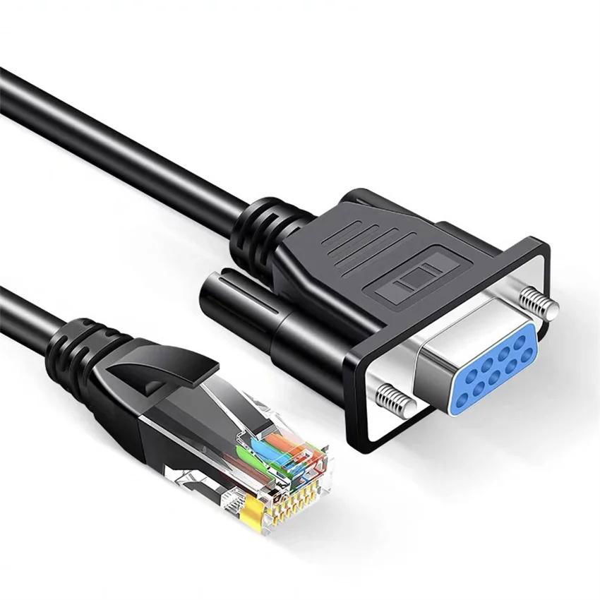 Direct selling pure copper RJ45 to RS232 line COM serial port - LRT ...
