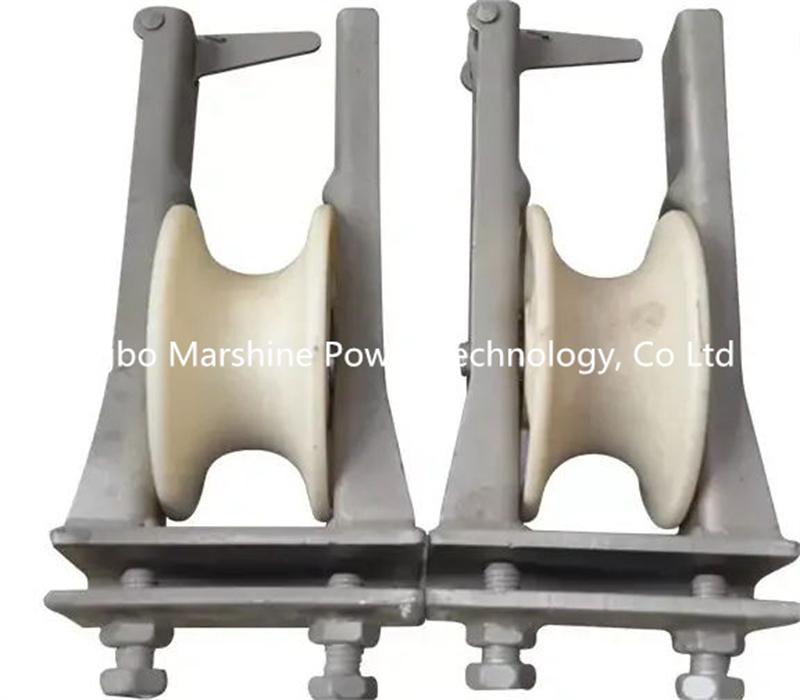 Aluminum Angled Crossarm Mounted Stringing Block - SHC - MARSHINE ...