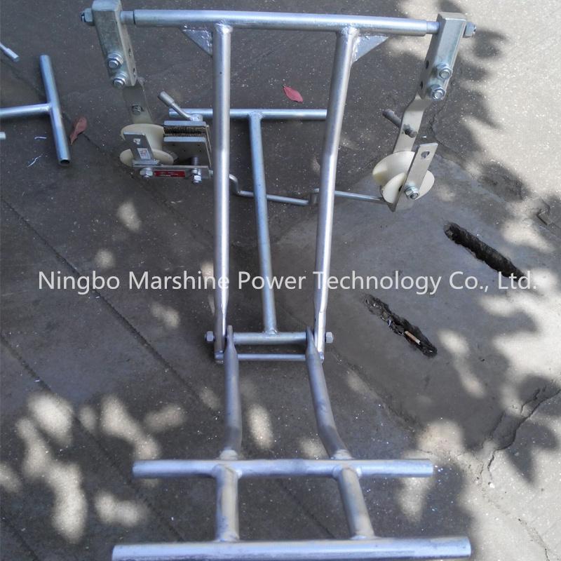 Electric Inspection Overhead Line Single Conductor Inspection Trolley ...