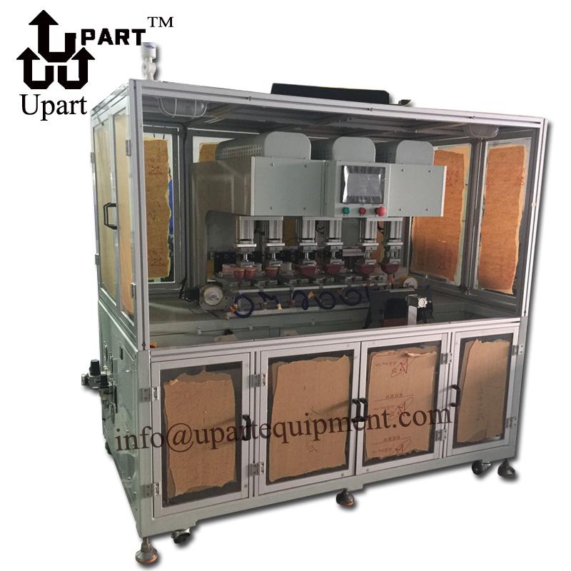 Automatic Six Color Tampografia Machine 6 Color Closed inkcup pad ...