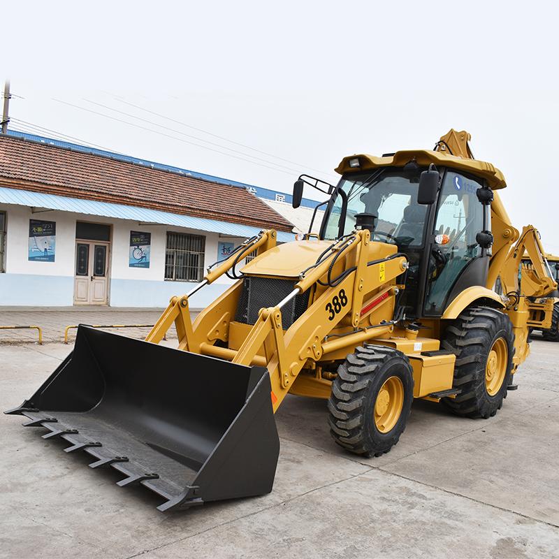 China Factory Price Small Mini 4X4 Digger Excavator Backhoe Loader - 388 - MYZG (China ...