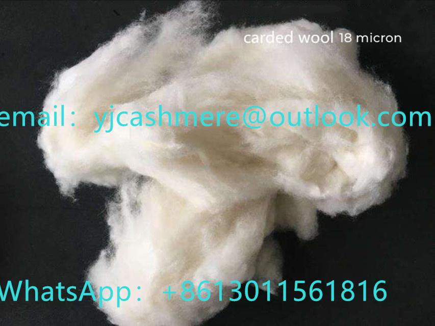 Factory newest white dehaired cashgora 19mic 22mm with mercerized and ...