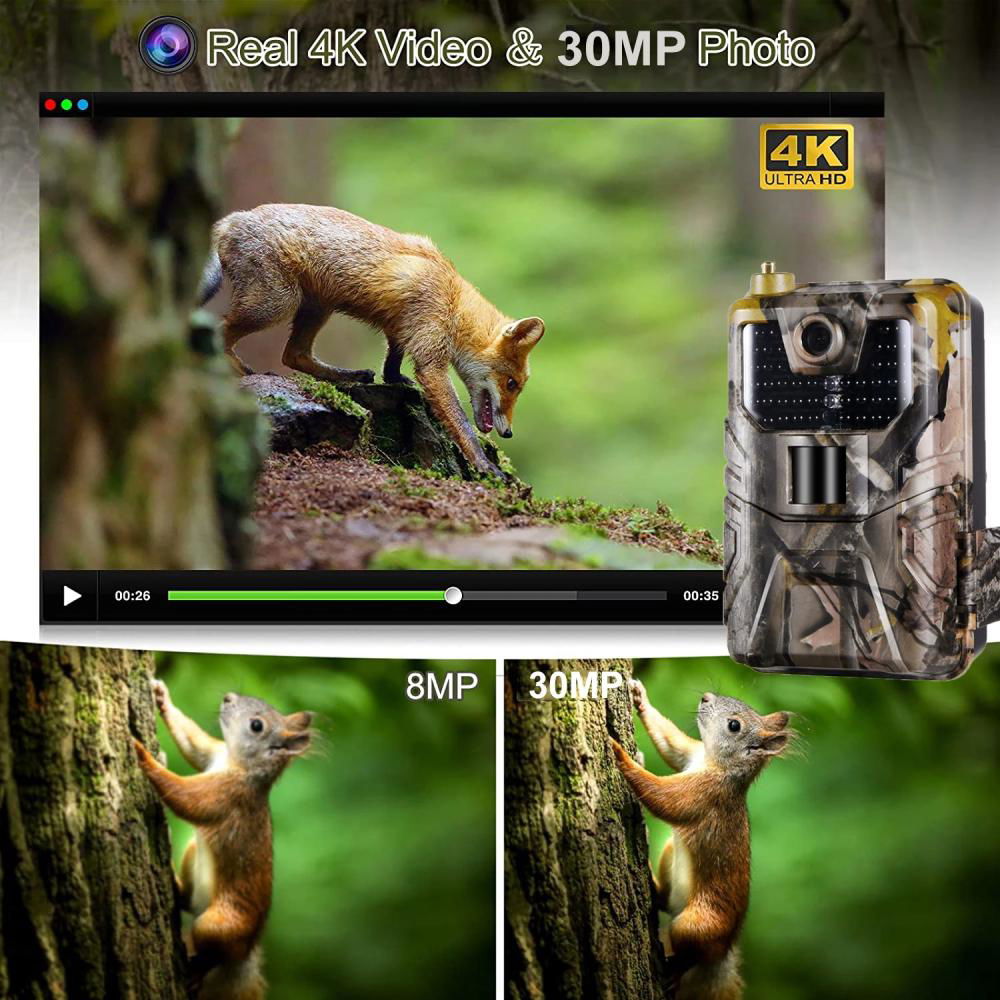 30MP Wireless Wildlife Hunting Cameras Night Vision HC900PRO (China ...