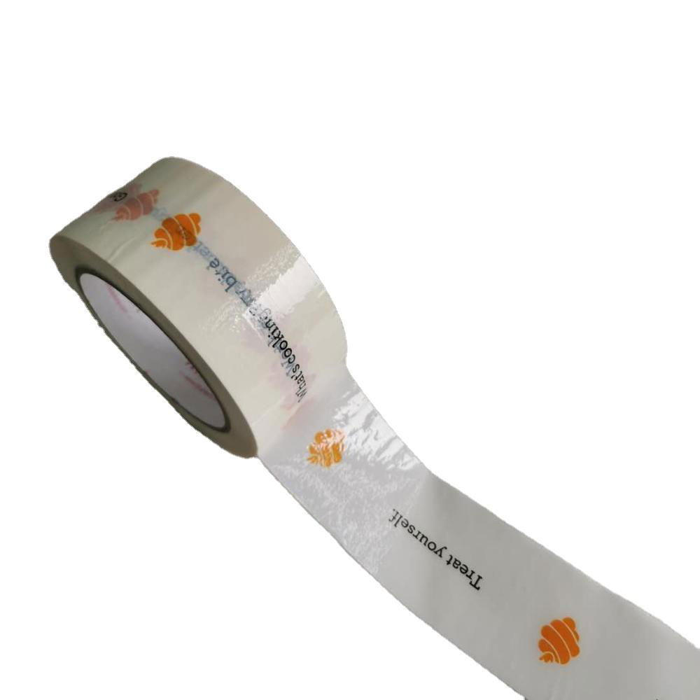 High viscosity Adhesive Bopp Transparent color printed logo Packing ...