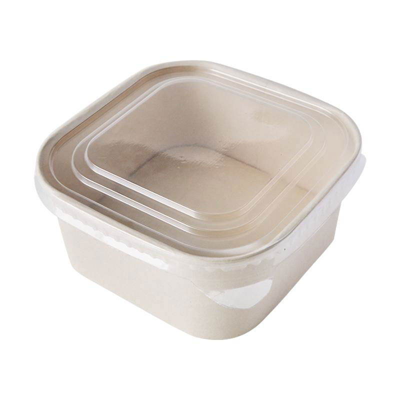 1000ml Square Paper Food Bowl - ANBAO (China Manufacturer) - Label ...
