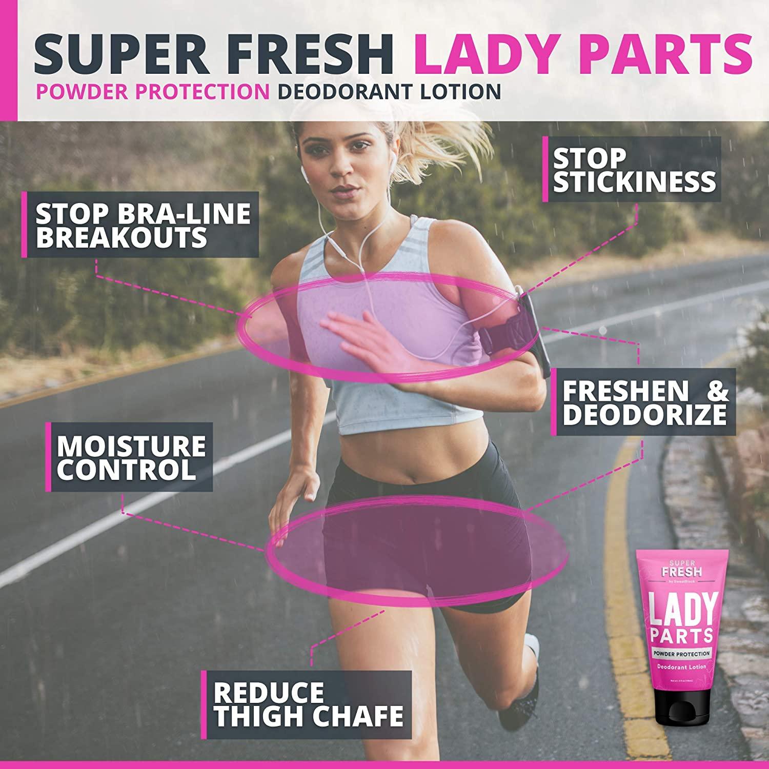 Lady Parts Feminine Hygiene Body Powder Deodorant Lotion For Breasts, Private P (China ...