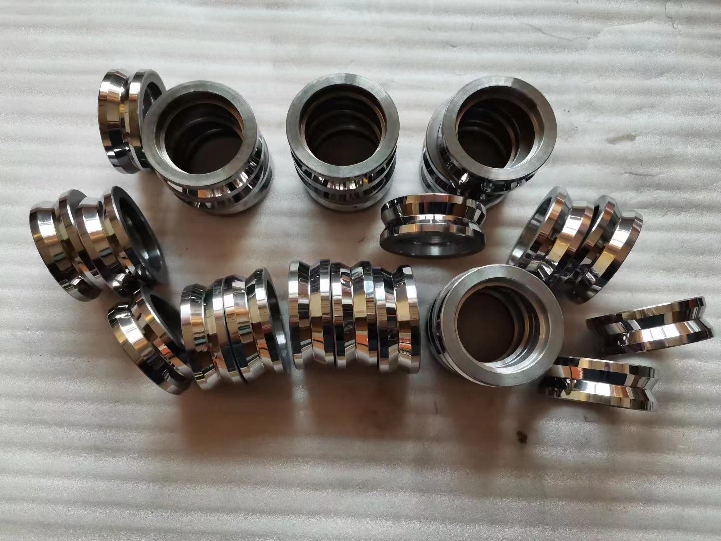 YG8 carbide pulley YG15 Tungsten carbide wire guide roll and carbide straighteni - custom-made ...