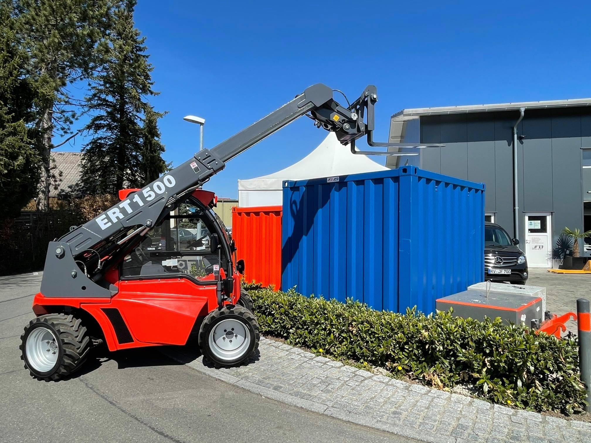 EVERUN ERT1500 1.35ton mini telehandler telescopic wheel loader (China ...