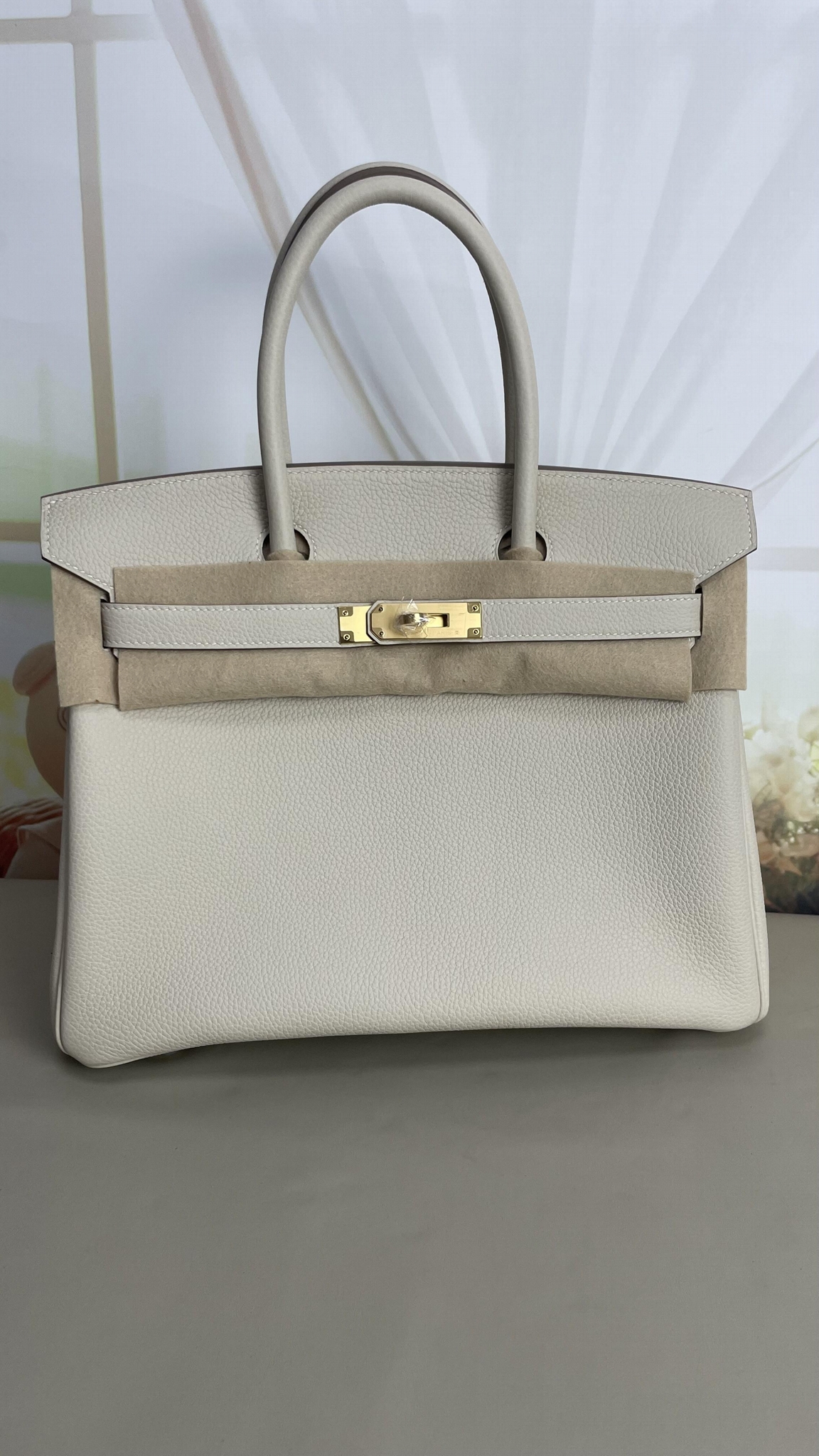 Birkin bag 30 black Togo leather With gold Buckle Full Handstitched ...