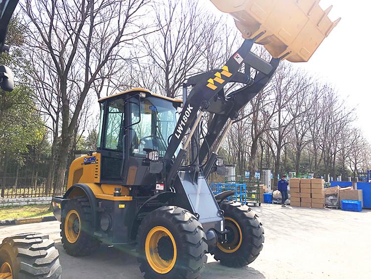 XCMG brand new 1 ton front end loader LW180K small wheel loader for ...
