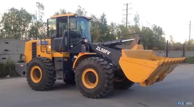 XCMG ZL50FV 5 Ton Wheel Loader Machine with Spare Parts Price (China ...