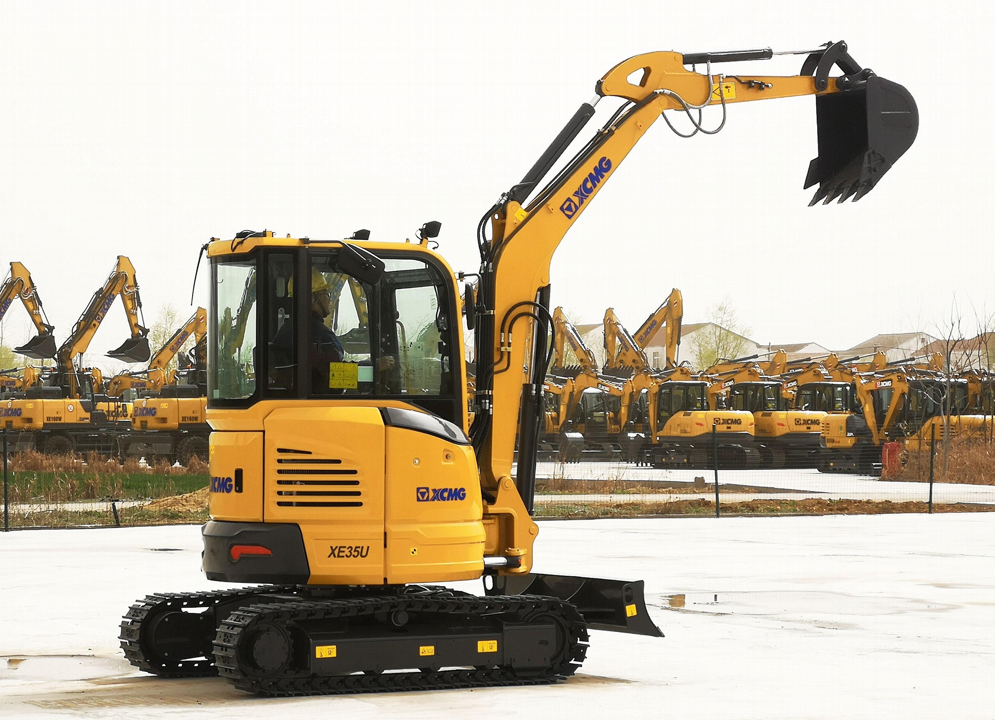 XCMG Mini Digger Excavator XE35U Construction Equipment 3.5T mini ...