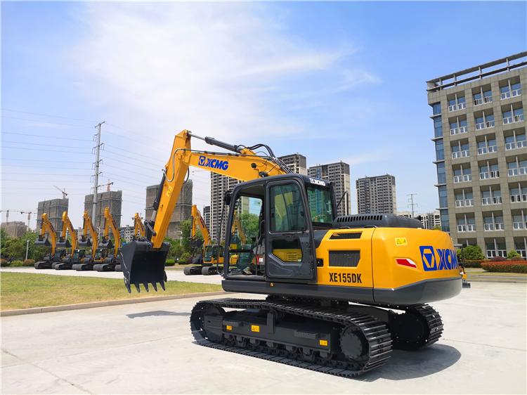 XCMG official XE155DK 15 ton hydraulic crawler excavator with cummins ...