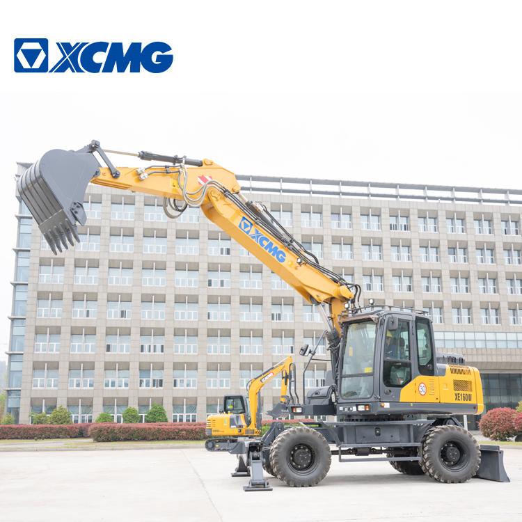 XCMG official wheeled excavator XE160W China high quality 16ton wheel excavator (China ...