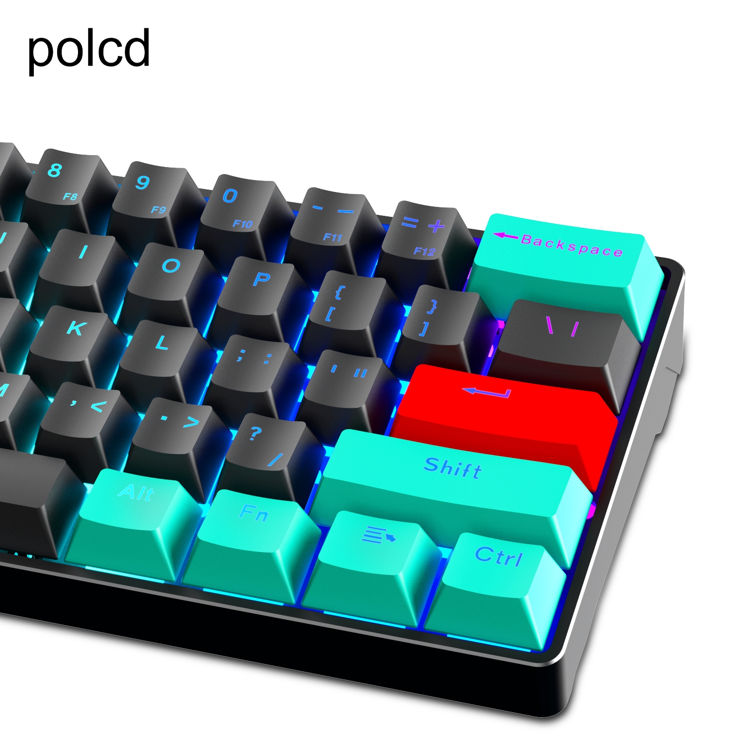 60% BT 2 Mode Gamer Wireless RGB Backlit DIY Hotswap Mechanical Gaming ...