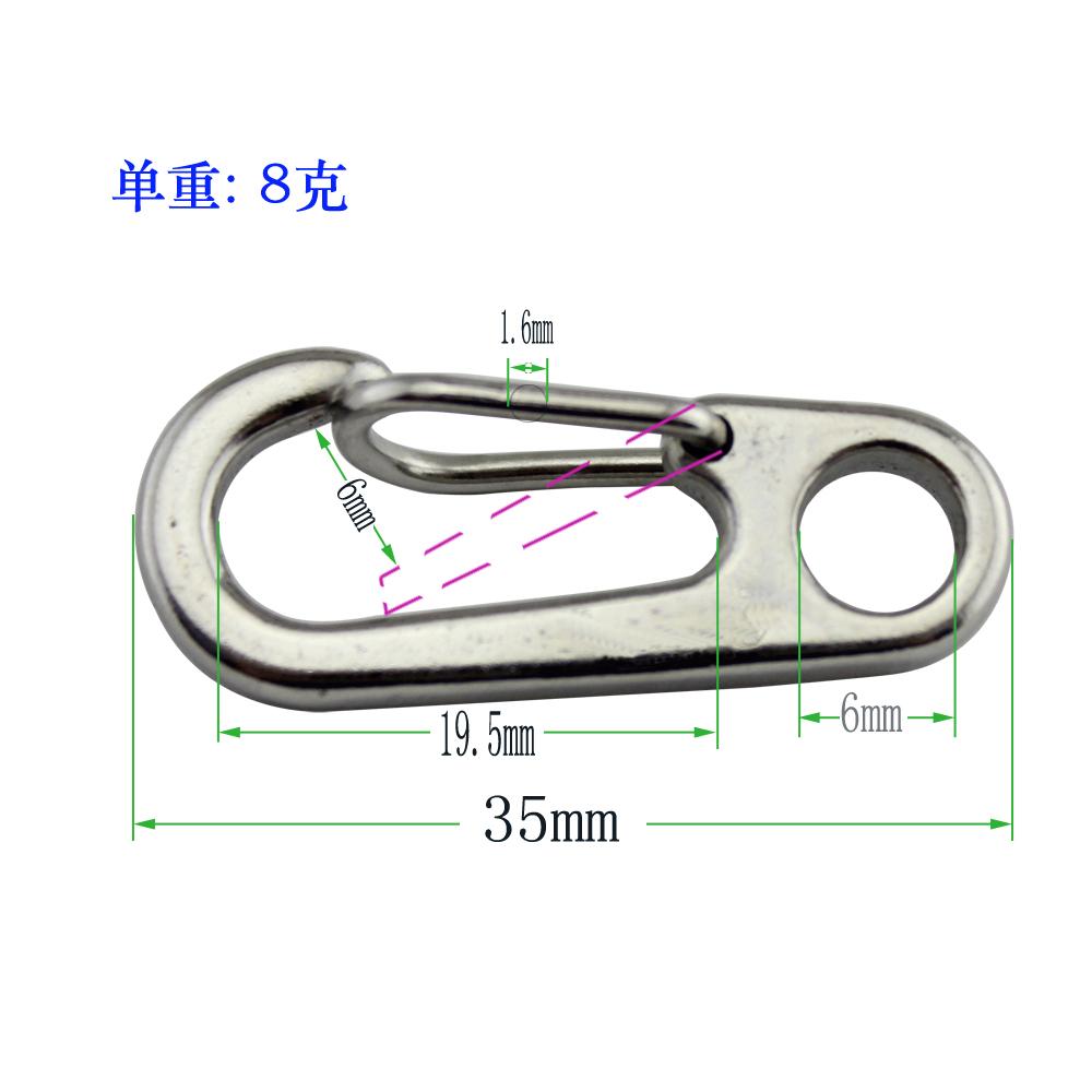 marine hardware 304/316 stainless steel quick key snap hook - ZB6217-35 ...