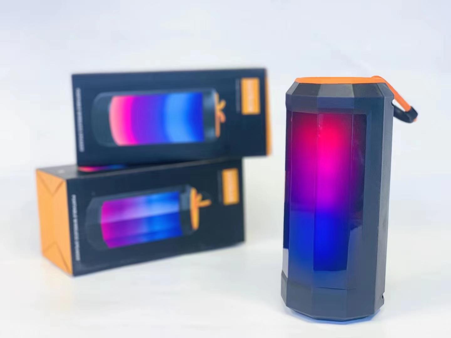 L117/L118 Dazzling LED Light Bass Audionic Portable Bluetooth Speaker ...