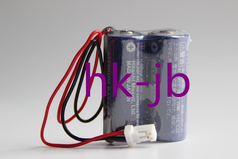 Maxell 2CR17450 Battery CR17450 (3V) Hitachi with RD0296-1 Connector ...