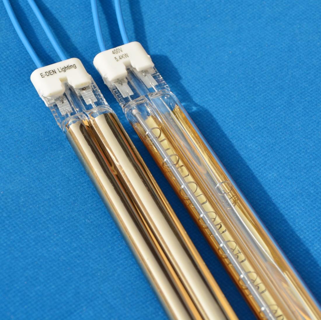 Quartz Heating Lamp 400V 5400W - Twin Tube - E-DEN (China Manufacturer ...