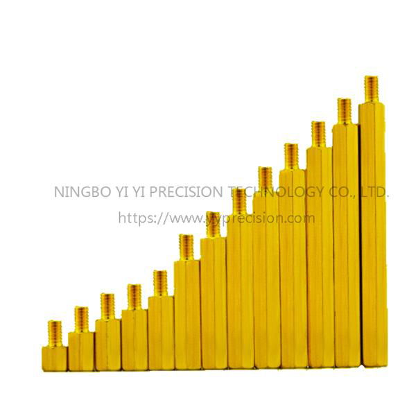 high precision hexagonal pillar screws customized fasteners - 5 - YY ...